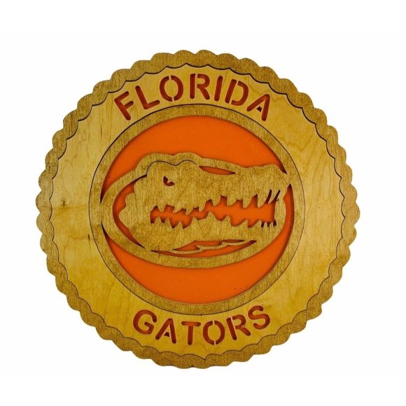 Artistic Wood Art | Other | Florida Gators Head Circle Artistic Wood ...